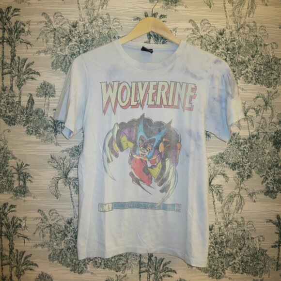 Tops | Wolverine Comic Blue Graphic Tee Super Soft | Poshmark